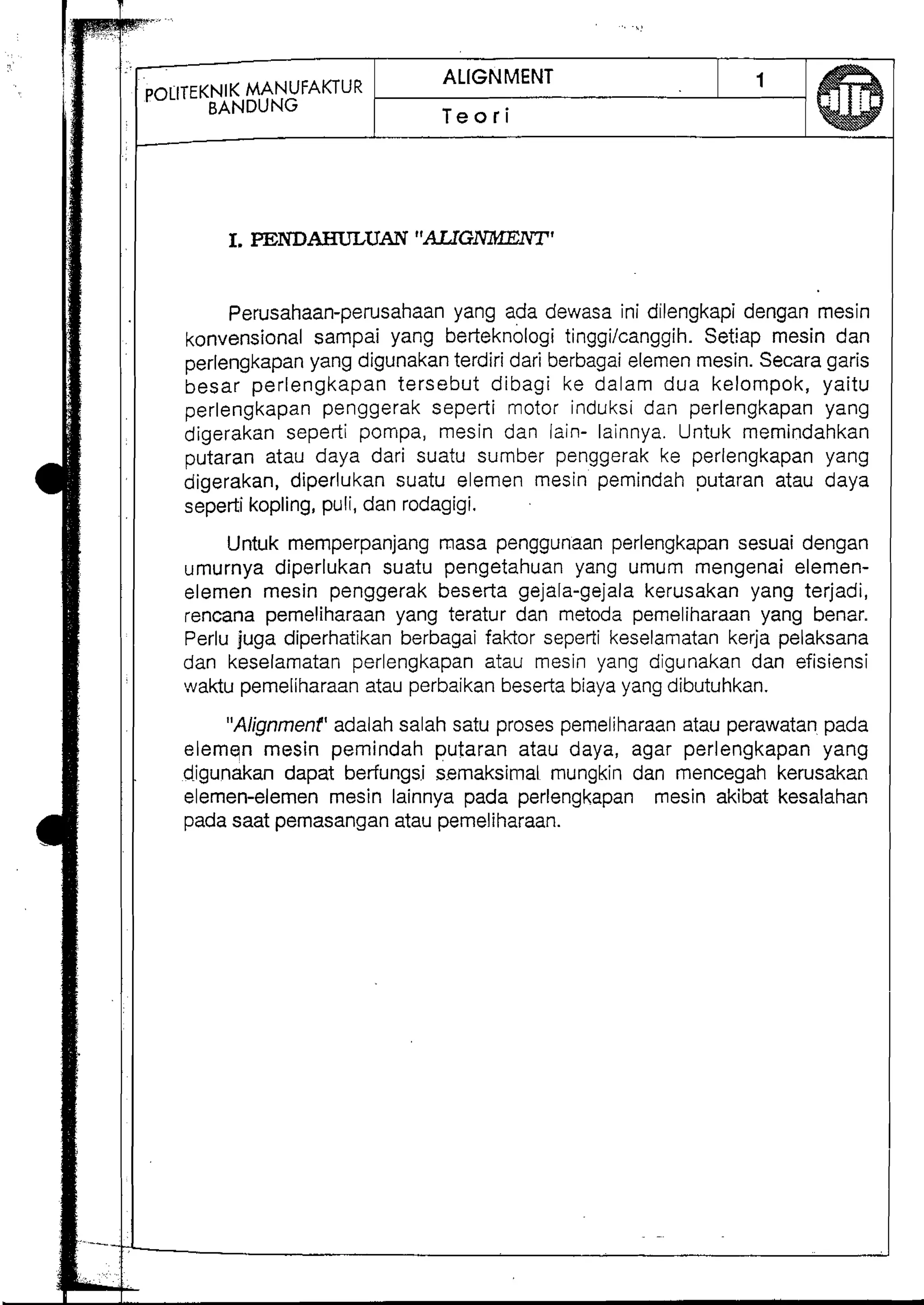 Modul Teori Alignment_Politeknik Manufaktur Bandung (PMS-ITB)_Duddy ...