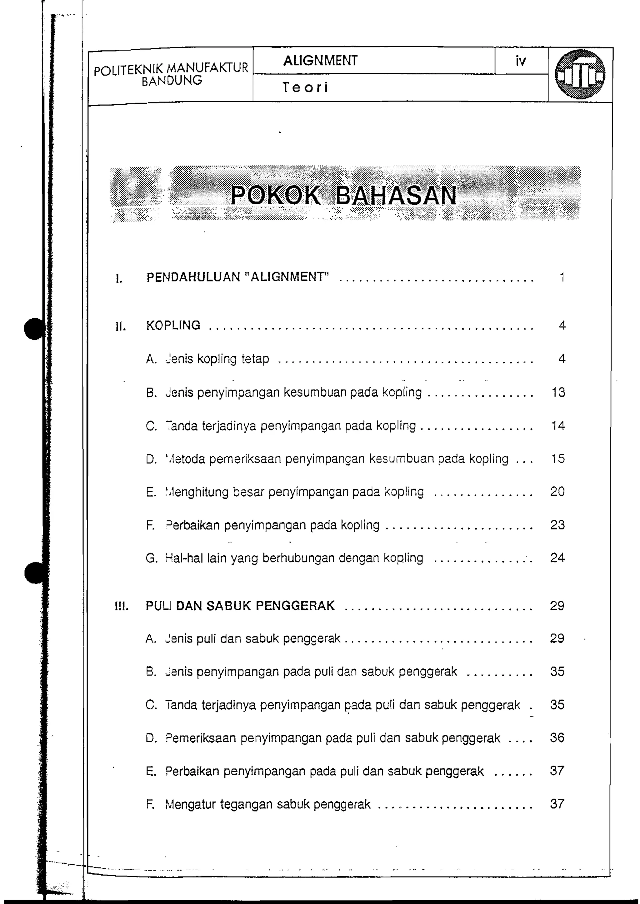 Modul Teori Alignment_Politeknik Manufaktur Bandung (PMS-ITB)_Duddy ...