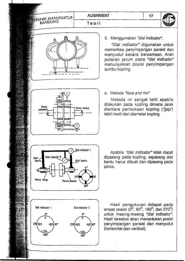 Modul Teori Alignment_Politeknik Manufaktur Bandung (PMS-ITB)_Duddy Arisandi_1993 | PDF
