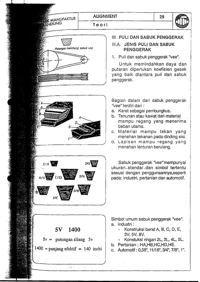 Modul Teori Alignment_Politeknik Manufaktur Bandung (PMS-ITB)_Duddy Arisandi_1993 | PDF