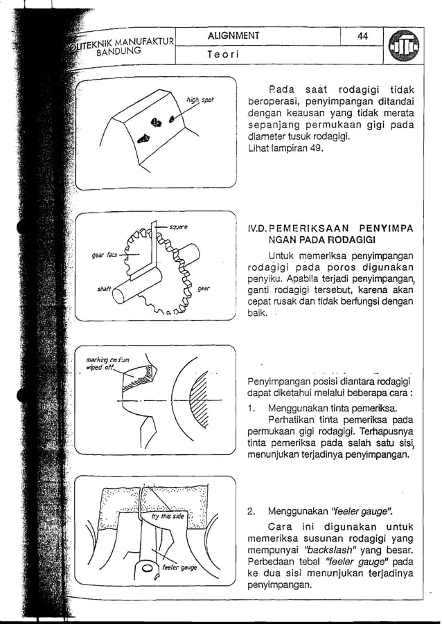 Modul Teori Alignment_Politeknik Manufaktur Bandung (PMS-ITB)_Duddy Arisandi_1993 | PDF