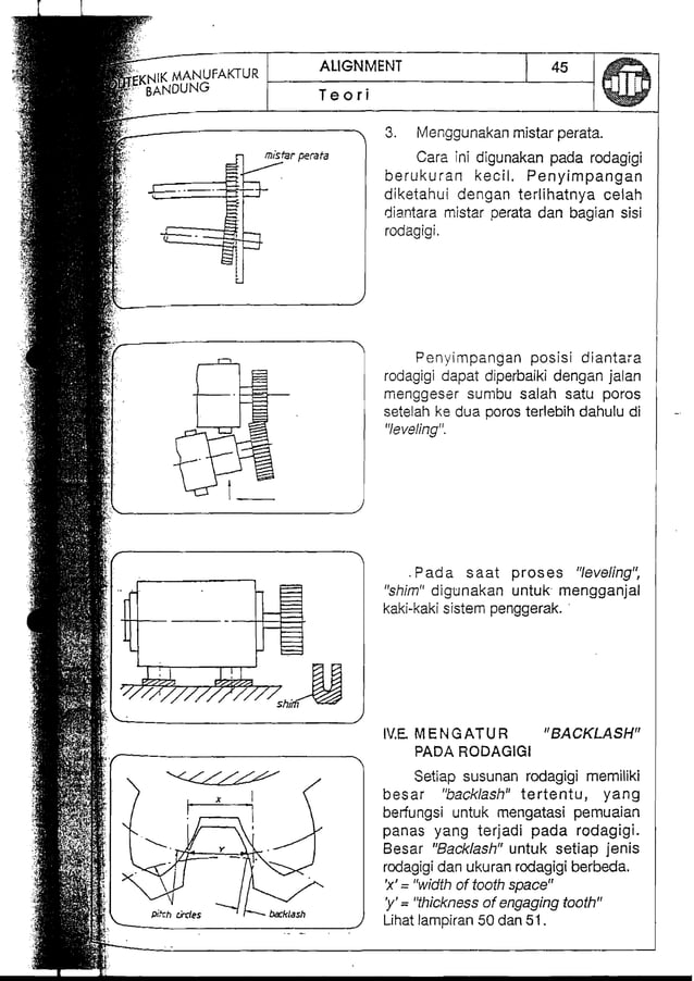 Modul Teori Alignment_Politeknik Manufaktur Bandung (PMS-ITB)_Duddy Arisandi_1993 | PDF