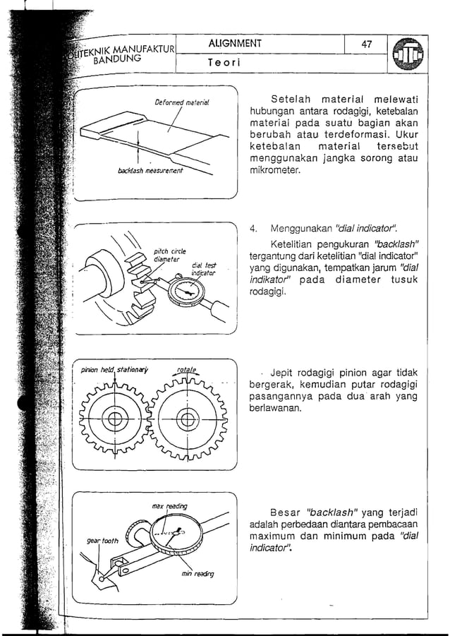 Modul Teori Alignment_Politeknik Manufaktur Bandung (PMS-ITB)_Duddy Arisandi_1993 | PDF