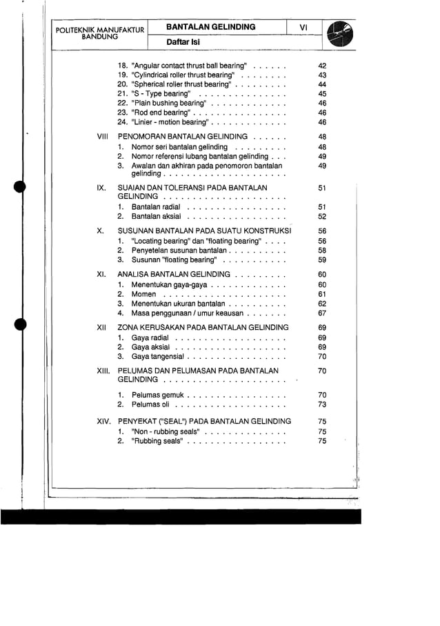 Modul Teori Bantalan Gelinding (Theory of Antifriction Bearing ...