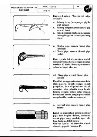 Modul Teori Perkakas Tangan (Hand Tools)_Politeknik Manufaktur Bandung ...