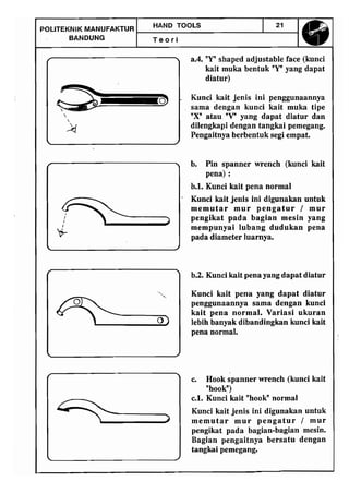 Modul Teori Perkakas Tangan (Hand Tools)_Politeknik Manufaktur Bandung ...