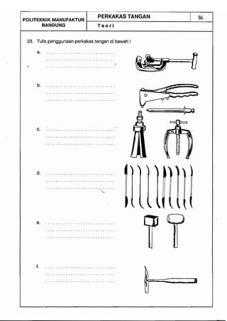 Modul Teori Perkakas Tangan (Hand Tools)_Politeknik Manufaktur Bandung ...