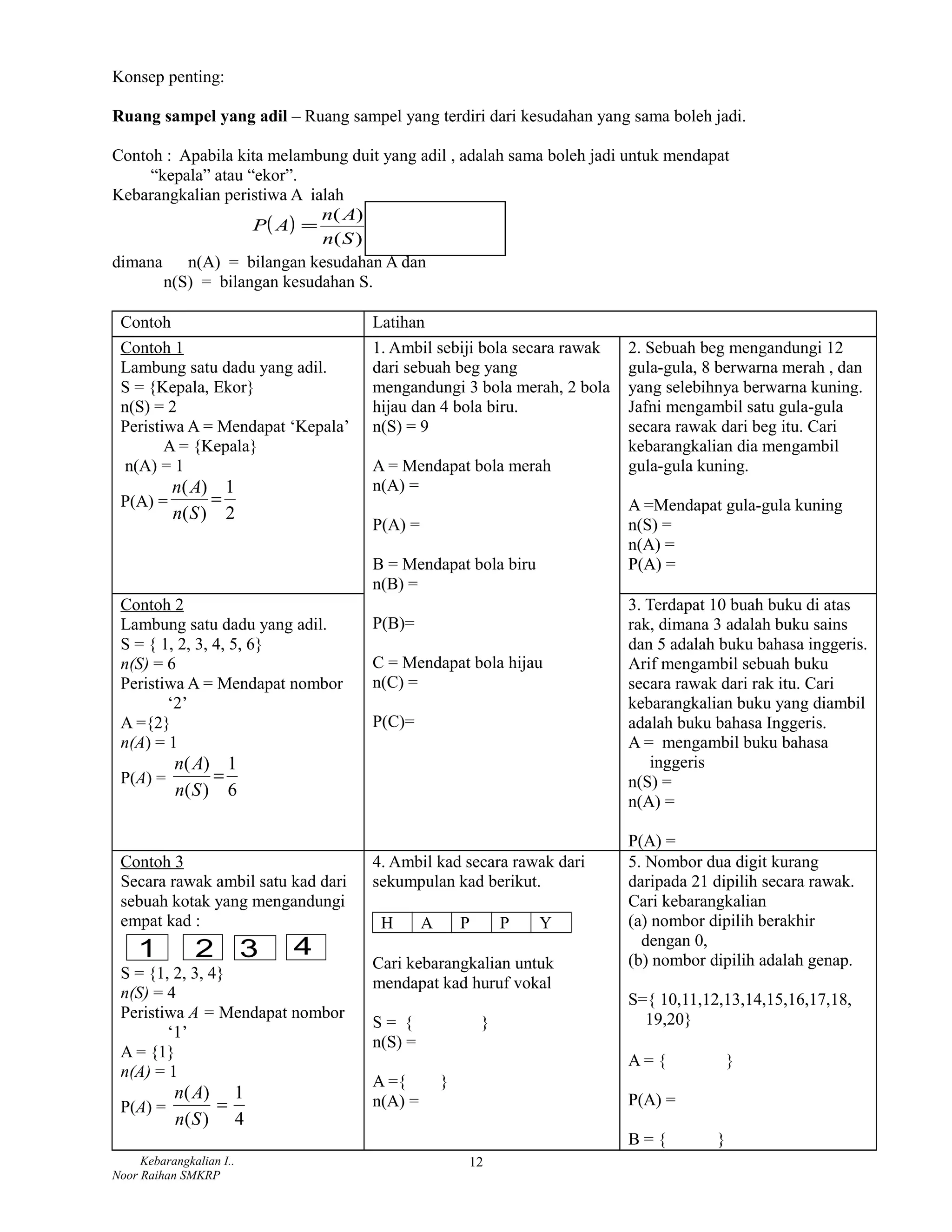 Modulterancangkebarangkalian1 | DOC