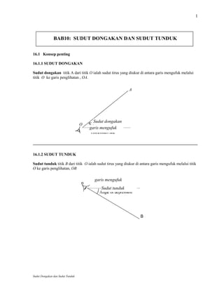 Modulterancangsudut dongak tunduk | PDF