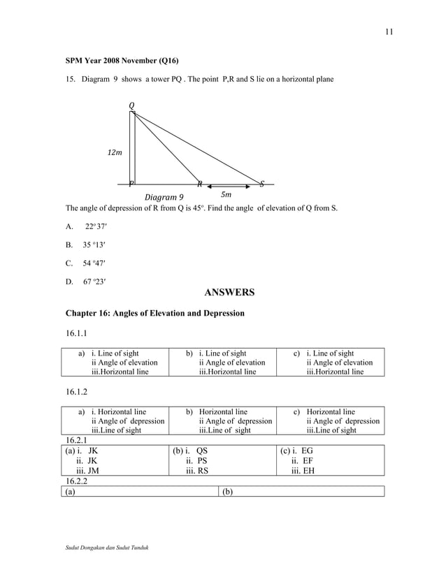 Modulterancangsudut dongak tunduk | PDF