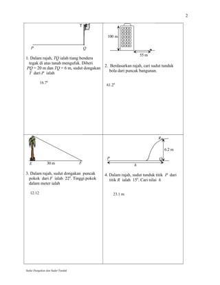 Modulterancangsudut dongak tunduk | PDF
