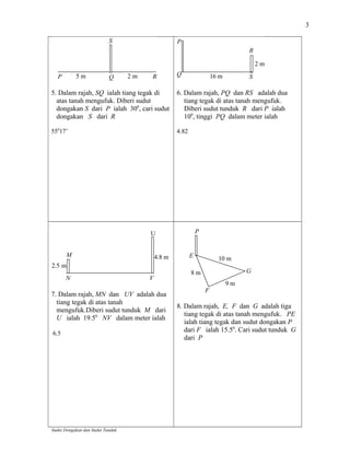 Modulterancangsudut dongak tunduk | PDF
