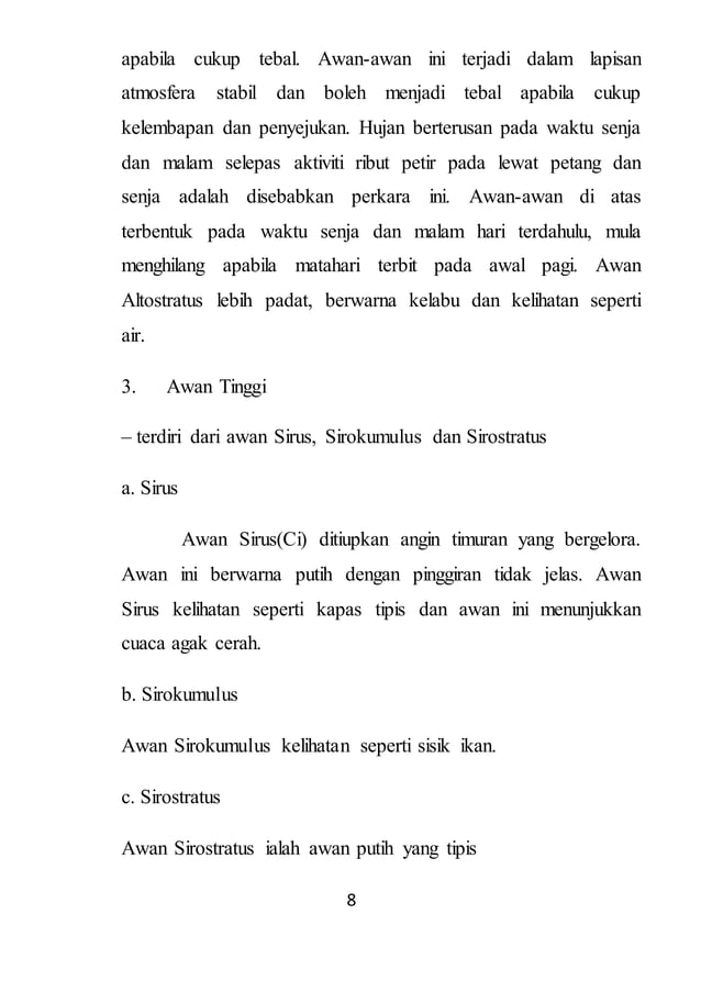 Modul terbentuknya awan | PDF