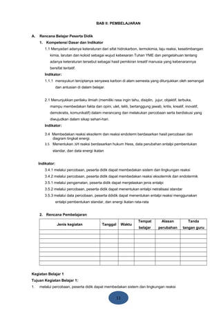 Modul termo kimia XI IPA | DOC