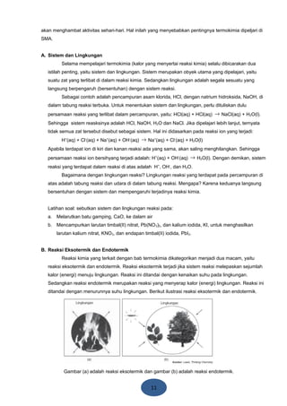 Modul termo kimia XI IPA | DOC