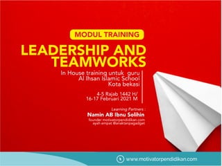 Modul training leadership and teamworks | PPT