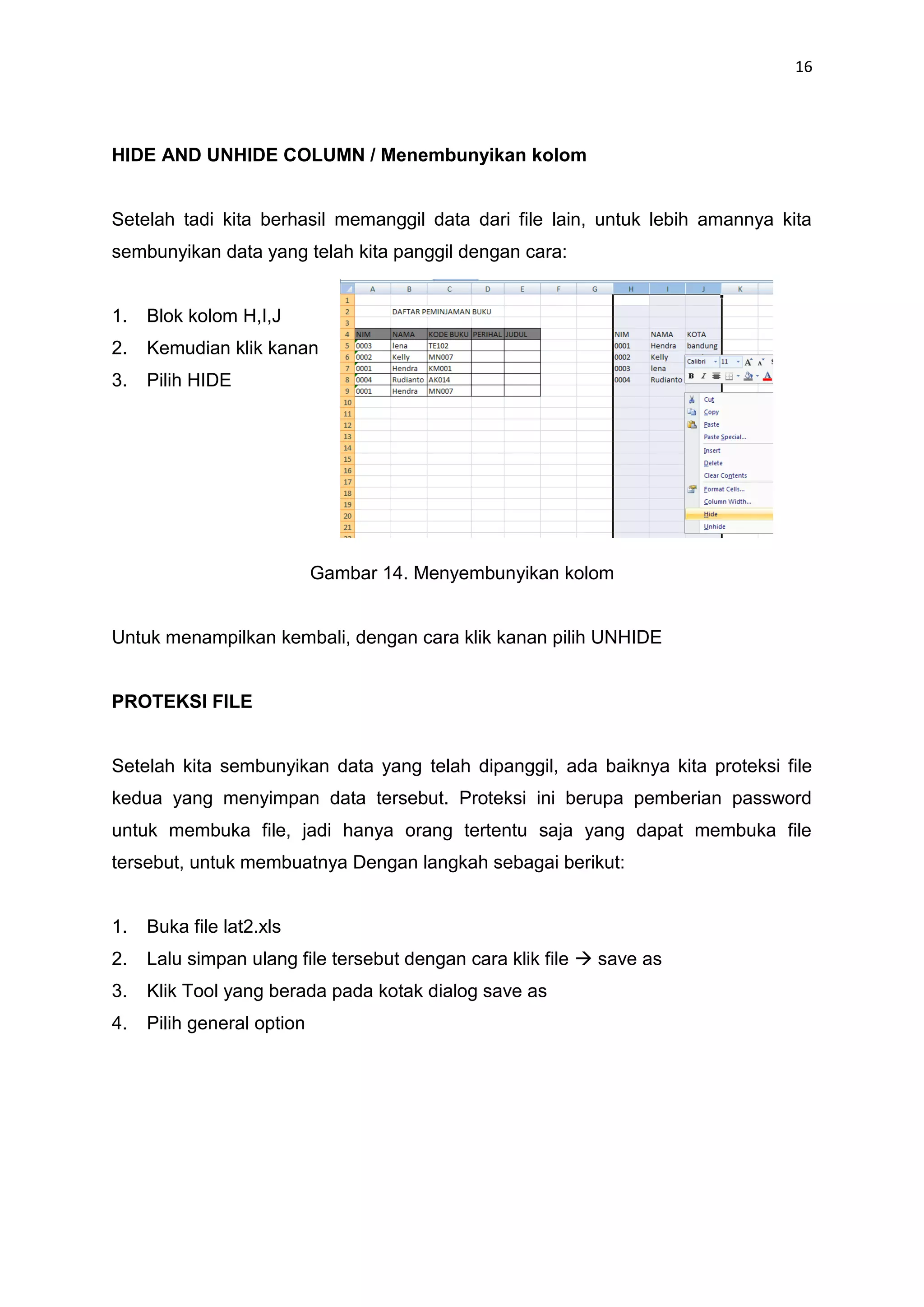 Modul training microsoft excel | PDF