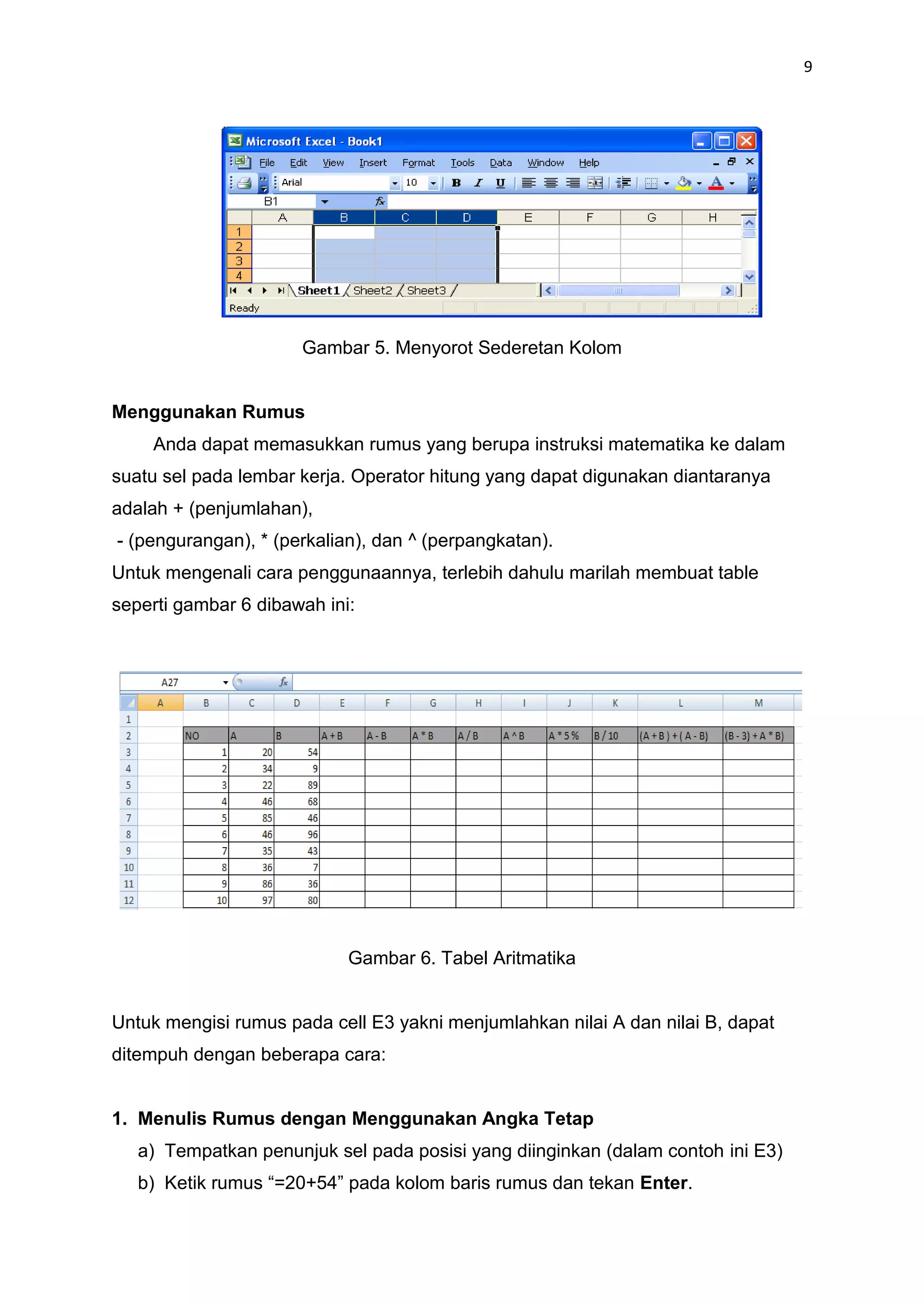 Modul training microsoft excel | PDF