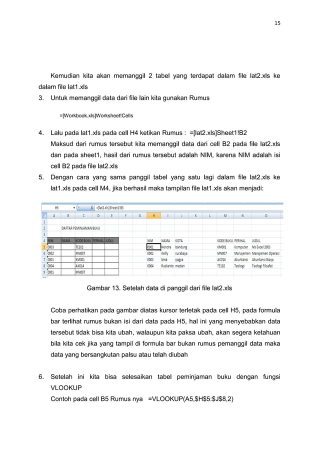 Modul training microsoft excel | PDF
