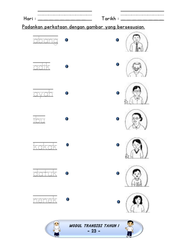 Modul transisi tahun 1 | PDF