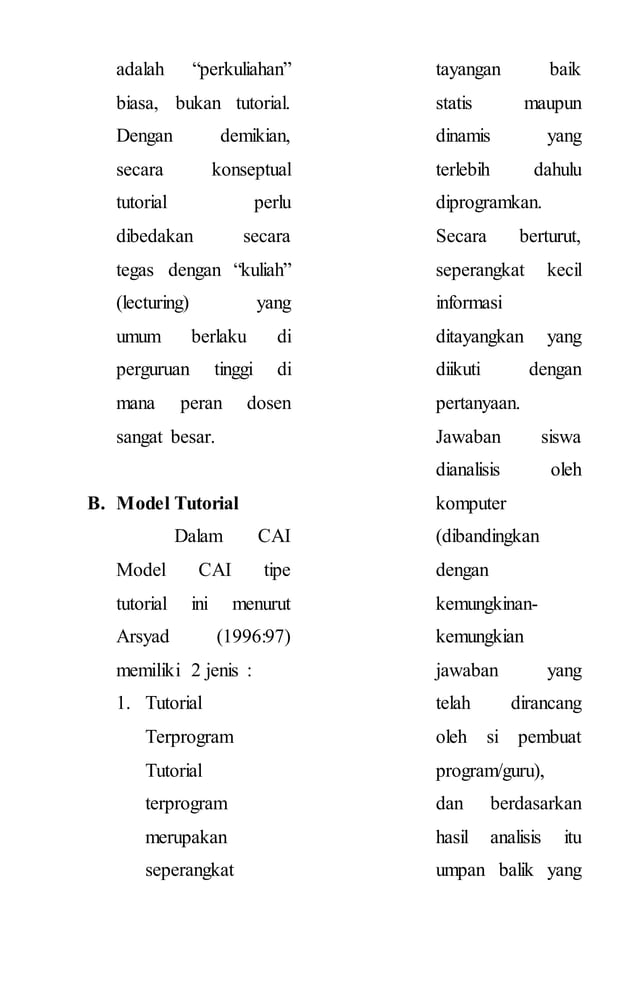 Modul tutorial pembelajaran | PDF