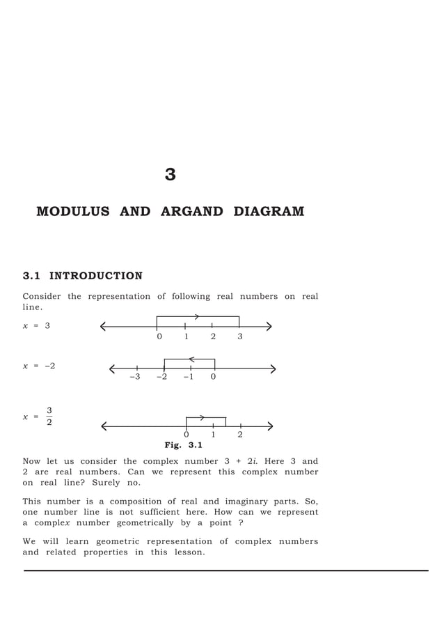 Modulus and argand diagram | PDF