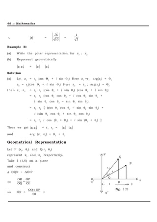 Modulus and argand diagram | PDF