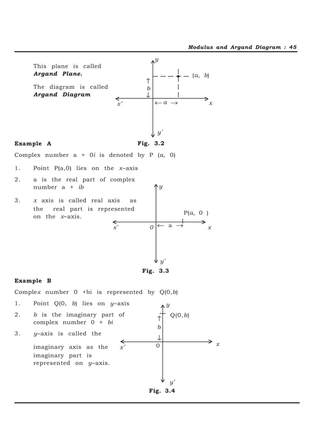 Modulus and argand diagram | PDF
