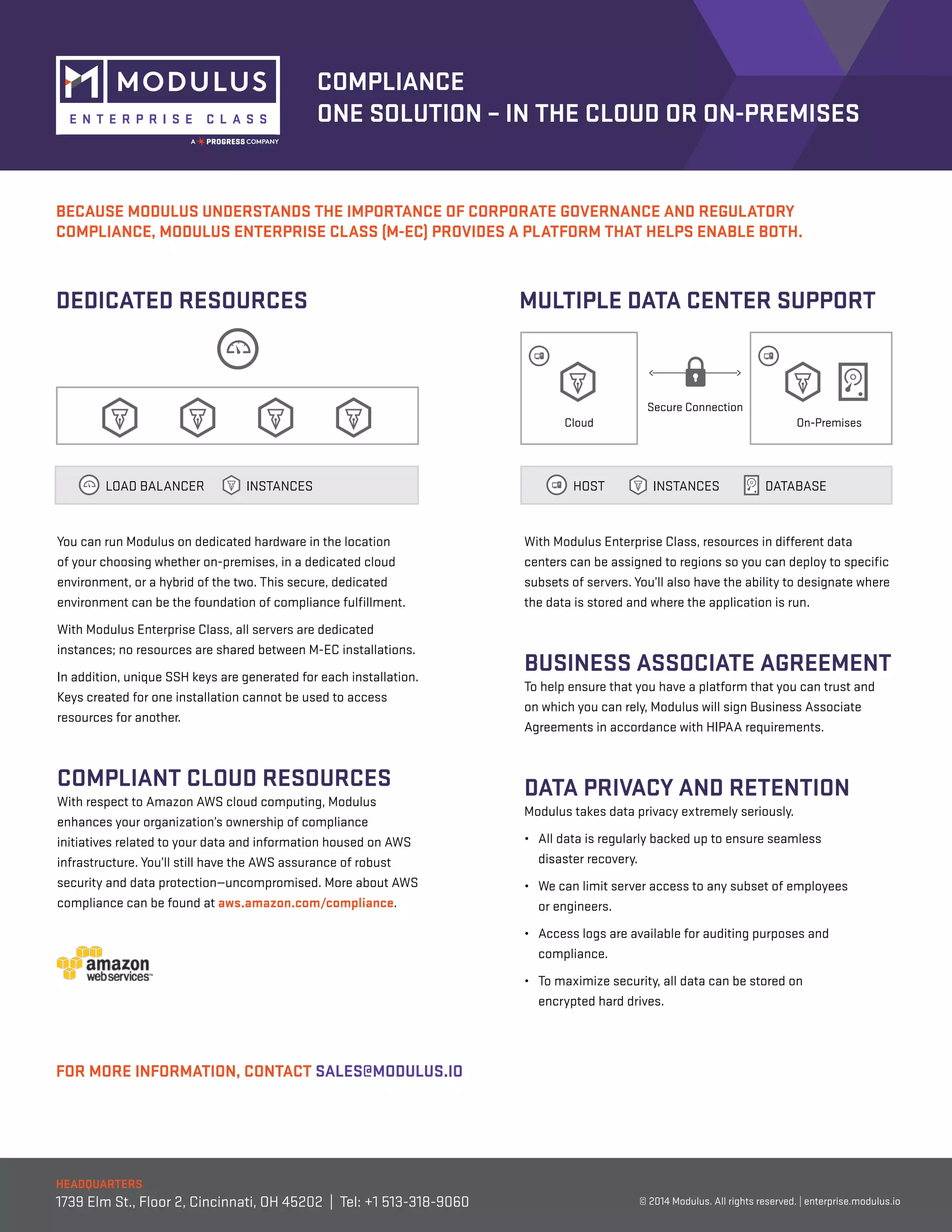 Modulus Datasheets | PDF