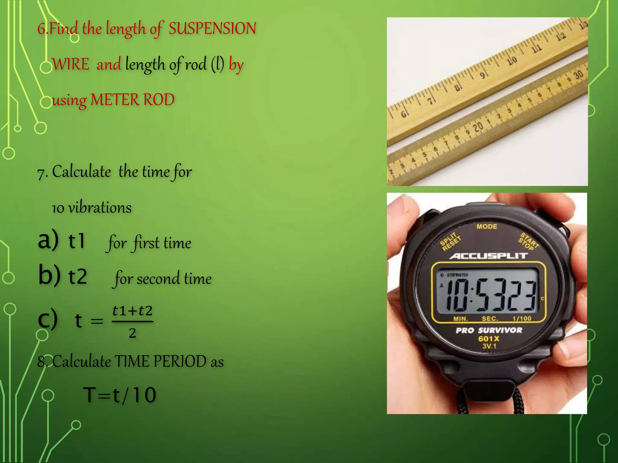 Modulus of rigidity of a given wire by oscillating method | PPTX