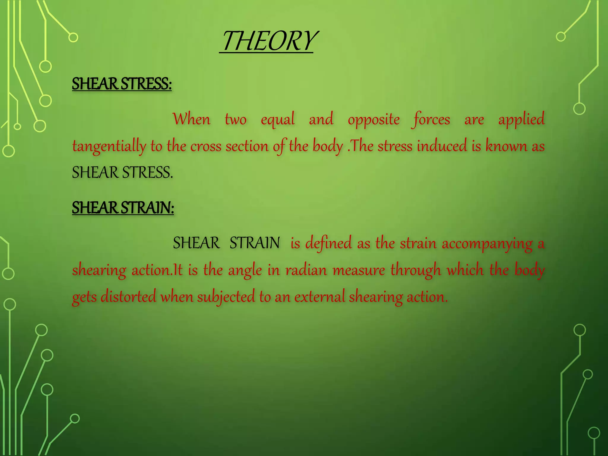 Modulus of rigidity of a given wire by oscillating method | PPTX