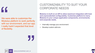 Modulus: Enterprise Class Presentation | PDF
