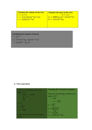 Modulus young and ayunan puntir | PDF