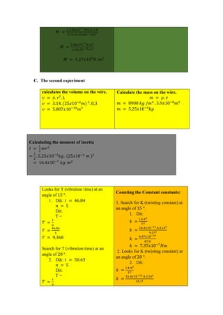 Modulus young and ayunan puntir | PDF