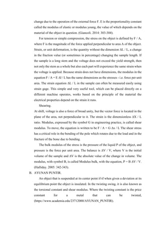 Modulus young and ayunan puntir | PDF