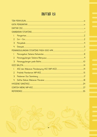 Modul menu makanan untuk anak dengan stunting | PDF