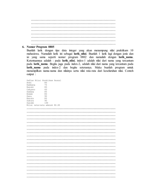 PASCAL ( MODUL 8) | DOCX