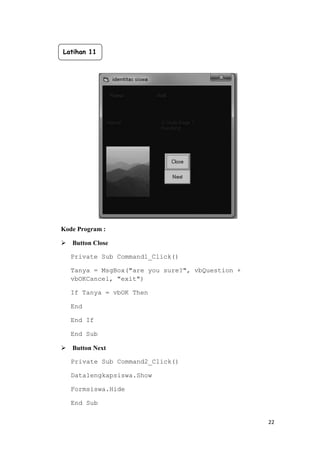 Modul visual basic | PDF