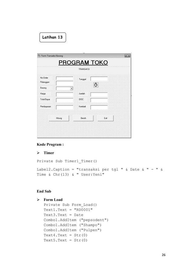 Modul visual basic | PDF