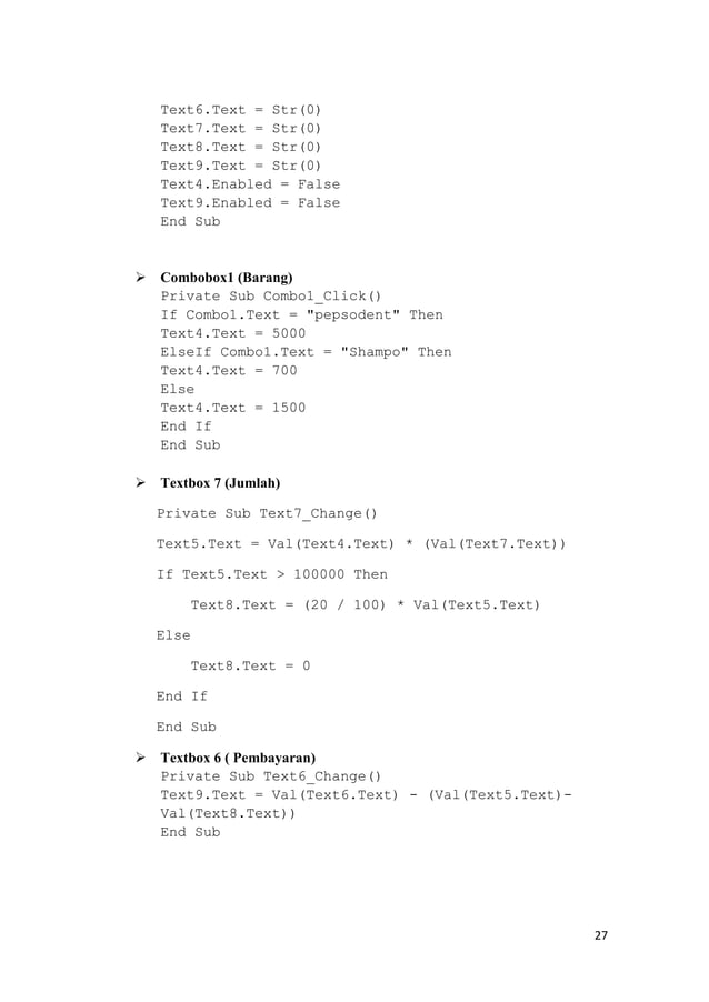 Modul visual basic | PDF