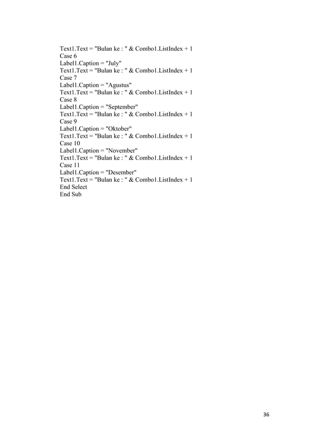 Modul visual basic | PDF