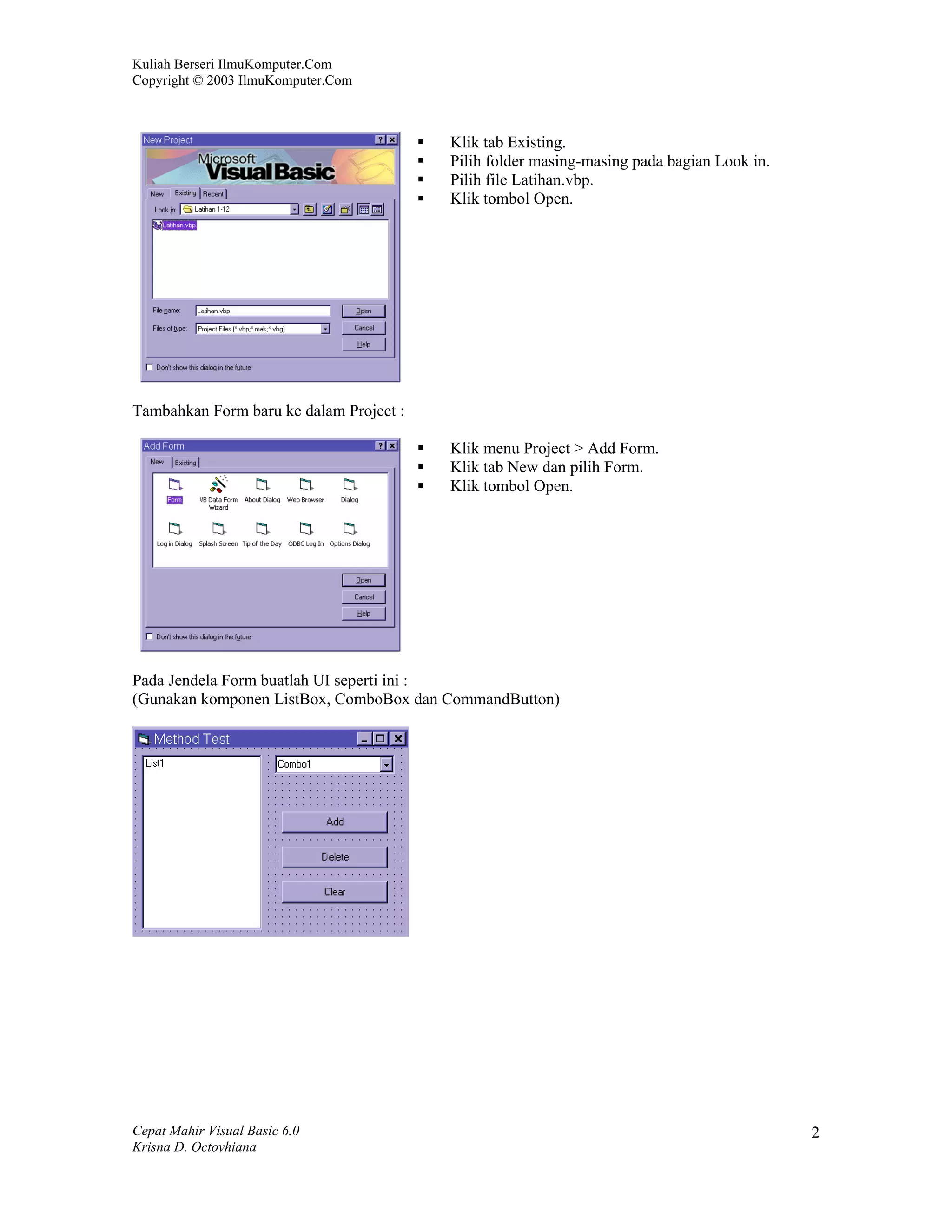 Modul visual basic (krisna 03) | PDF
