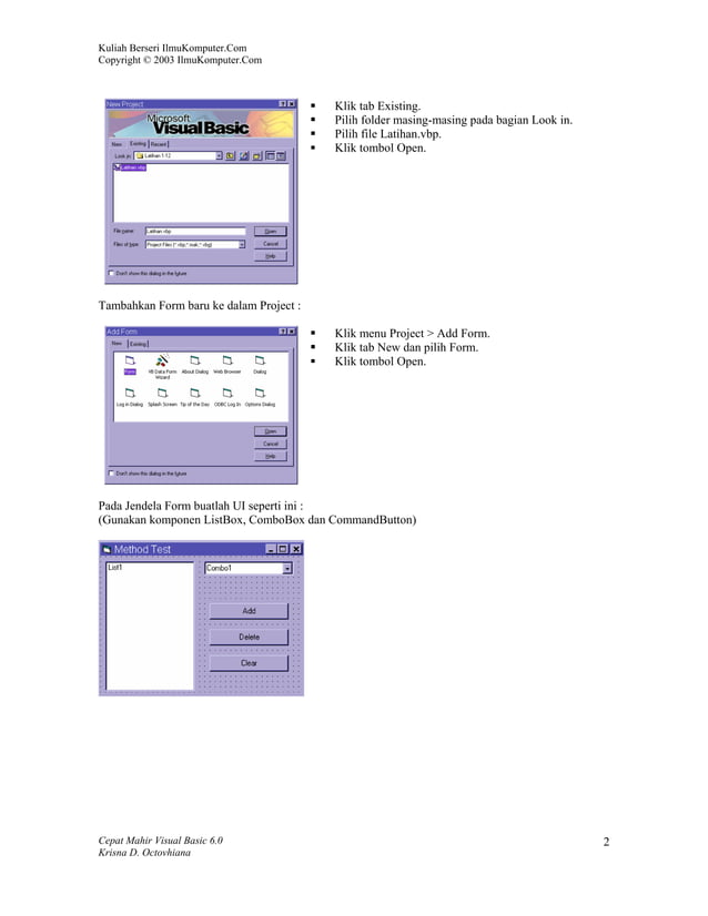 Modul visual basic (krisna 03) | PDF