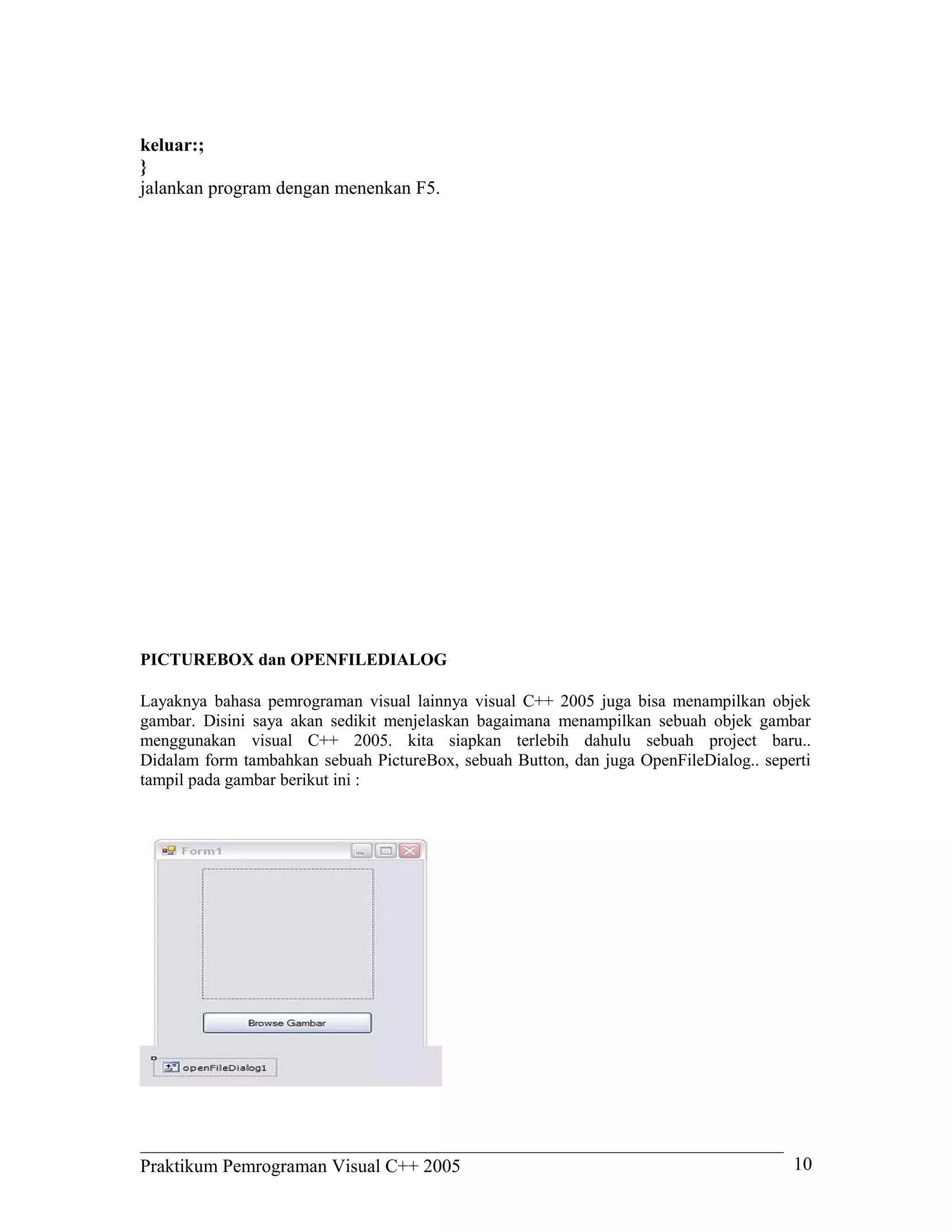 Modul visual c++ | DOC
