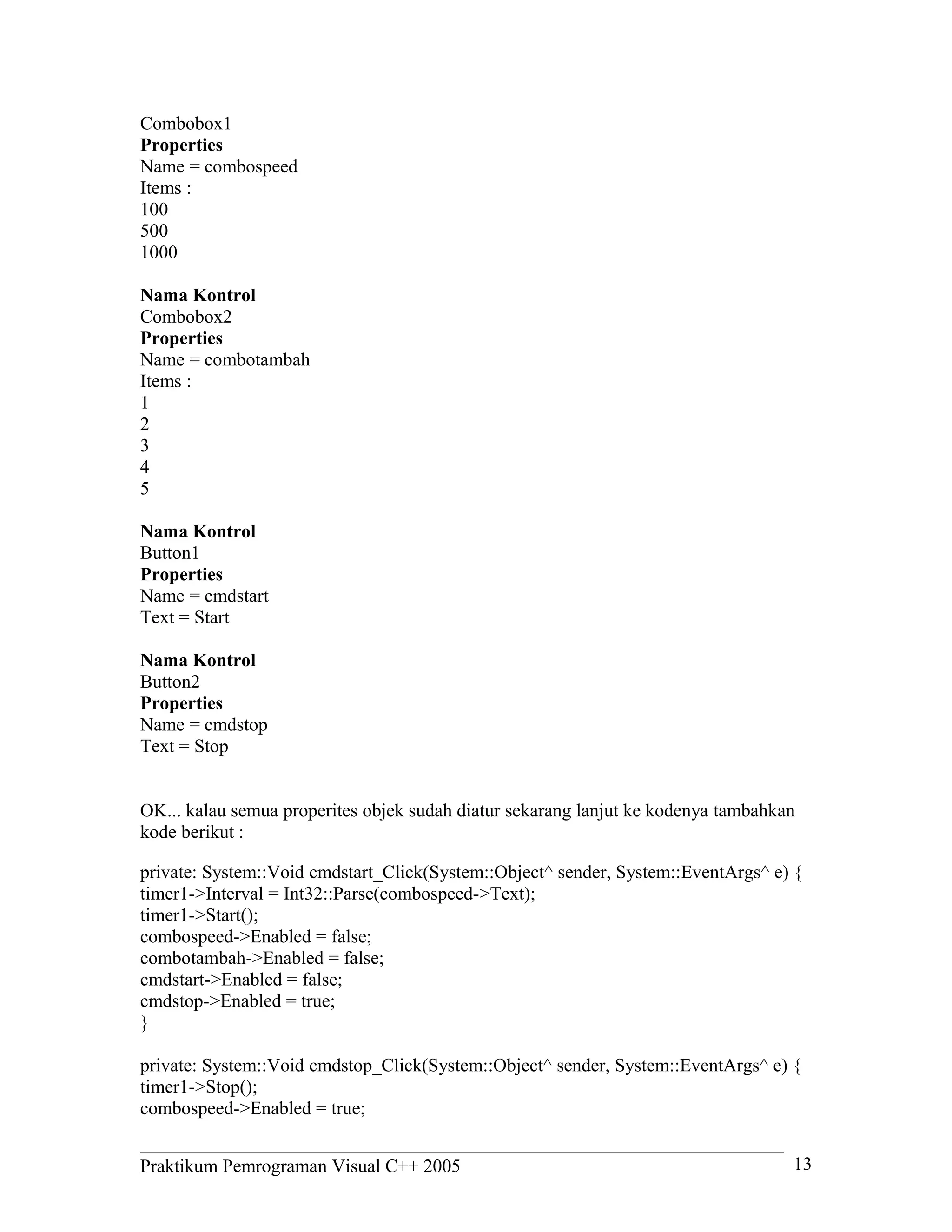 Modul visual c++ | DOC