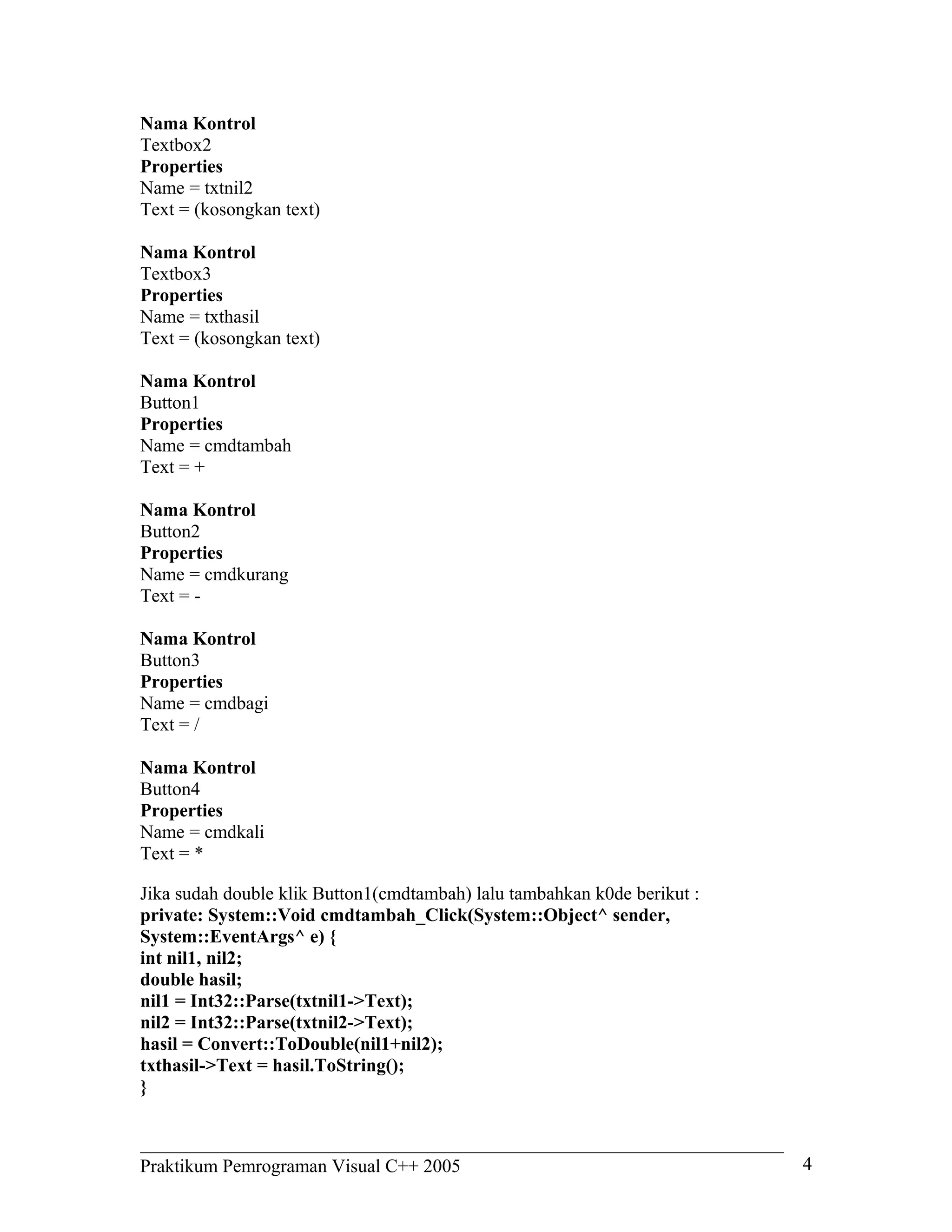 Modul visual c++ | PDF