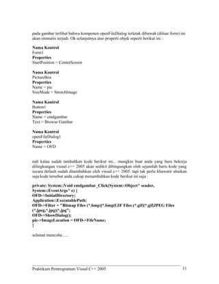 Modul visual c++ | PDF