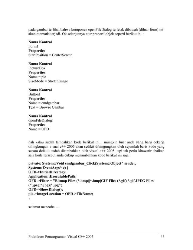 Modul visual c++ | PDF