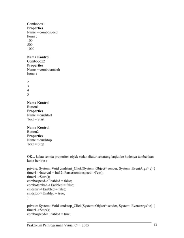 Modul visual c++ | PDF