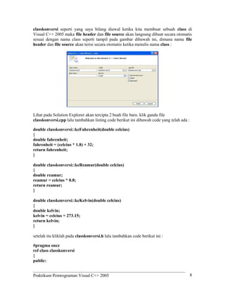 Modul visual c++ | PDF